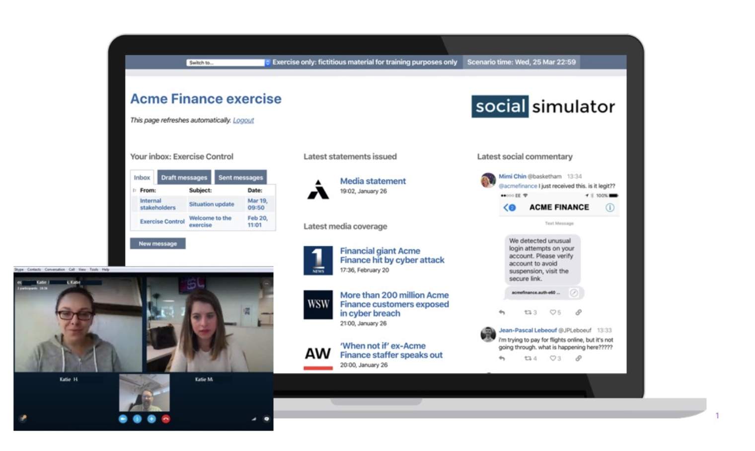 Social Simulator | Building confidence in a digital world